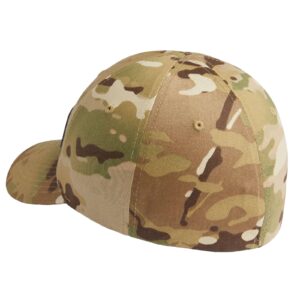 VIKTOS Men's Tiltup Tactical Hat - Adjustable Casual Pre-Curved Mid-Profile Baseball Cap with 3D Embroidered Logo, Multicam, Small-Medium