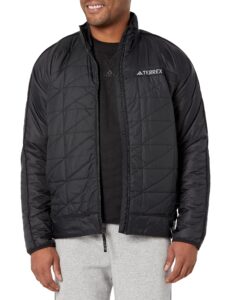 adidas men's terrex multi insulation jacket, black, medium