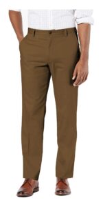 dockers men's classic fit easy khaki pants (standard and big & tall), tobacco, 38w x 30l