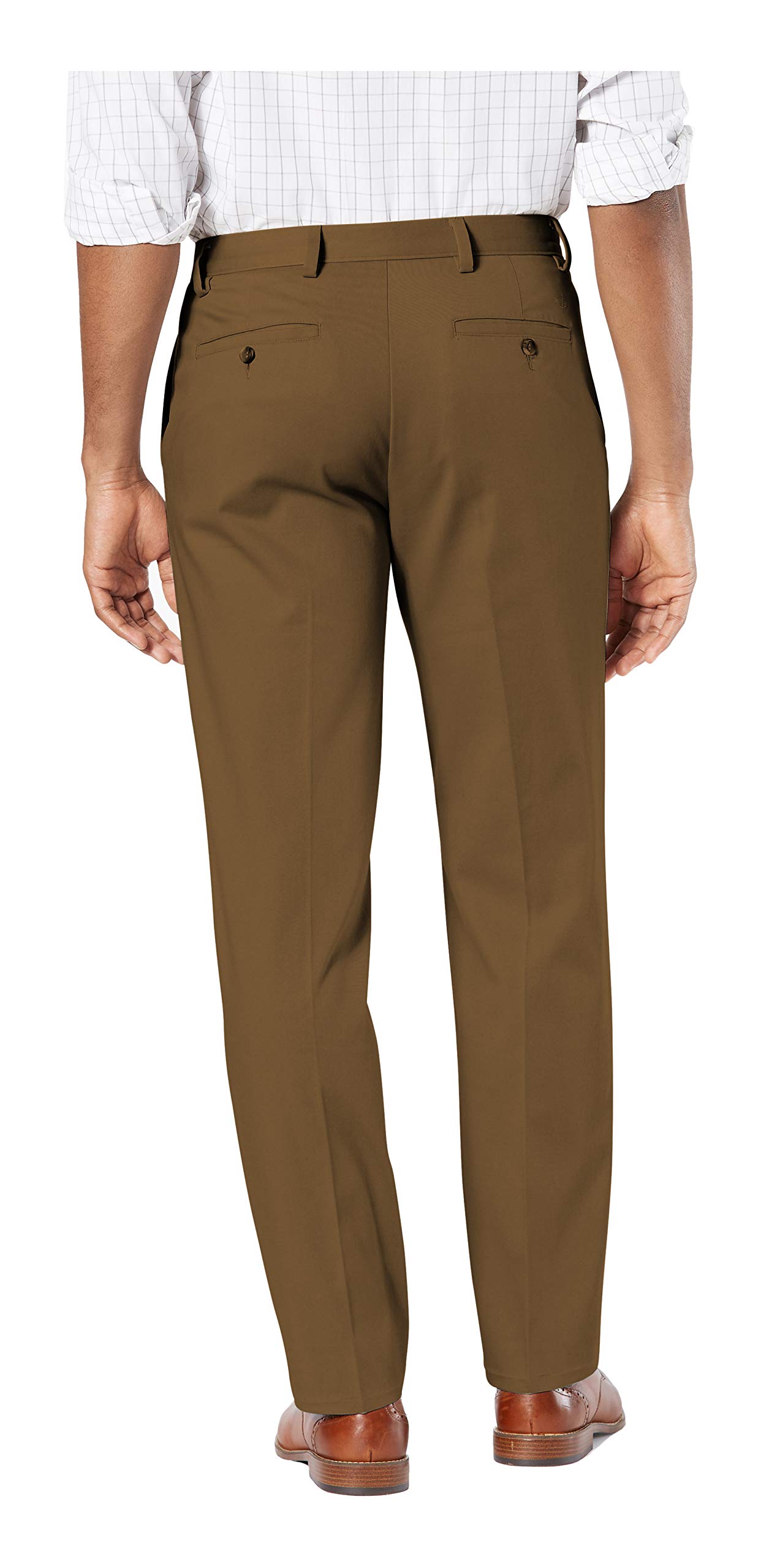 Dockers Men's Classic Fit Easy Khaki Pants (Standard and Big & Tall), Tobacco, 38W x 30L