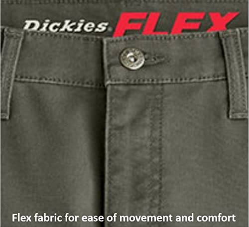 Dickies mens Tough Max Duck Carpenter Pants, Stonewashed Timber, 38W x 34L US