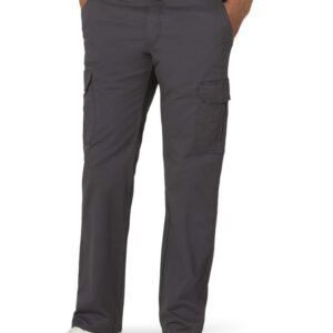 Lee Men's Extreme Motion Twill Cargo Pant Charcoal 38W x 32L