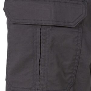 Lee Men's Extreme Motion Twill Cargo Pant Charcoal 38W x 32L