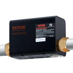 VEVOR WI-FI Smart Water Monitor and Automatic Shutoff Detector, Home Water Leak Detector for 3/4" NPT Diameter Pipe with 2.0-4000 L/H Measure Range, with App Alerts