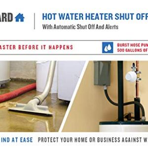 MyGuard Automatic Hot Water Heater Shut Off System and Water Leak Alarm and Detector, Quality Design and Material, Easy Installation, Compatible with Most Lever Action Ball Valves