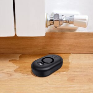 Water Leak Detector Sensor Alarm: Home Water Flooding Monitor Smart Sink Overflow Monitoring Adjustable Wet Moisture Alert Pipe Leakage Drip Detection Warning for Basement Floor (1 Sensor)