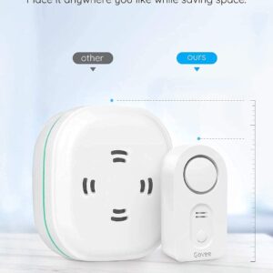 Govee Water Detectors 7 Pack Sensor with 100dB Adjustable Audio Alarm Bundle with Govee WiFi Smart Gateway with Alert Email & APP Push for Home Bedrooms