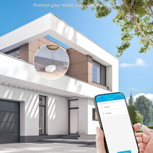 Govee Water Detectors 7 Pack Sensor with 100dB Adjustable Audio Alarm Bundle with Govee WiFi Smart Gateway with Alert Email & APP Push for Home Bedrooms