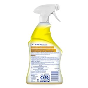 LYSOL All-Purpose Cleaner, Sanitizing and Disinfecting Spray, To Clean and Deodorize, Lemon Breeze Scent, 32oz, Pack of 2