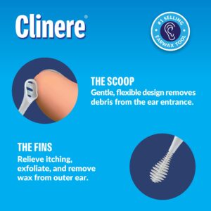 Clinere® Ear Cleaners Club Value Pack, 36 Count Earwax Remover Tool Safely and Gently Cleaning Ear Canal at Home, Itch Relief, Ear Wax Buildup, Works Instantly