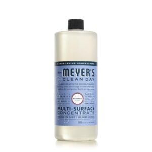 mrs. meyer's clean day multi-surface cleaner concentrate, use to clean floors, tile, counters, bluebell, 32 fl. oz