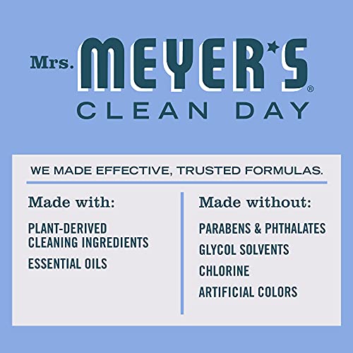 MRS. MEYER'S CLEAN DAY Multi-Surface Cleaner Concentrate, Use to Clean Floors, Tile, Counters, Bluebell, 32 fl. oz