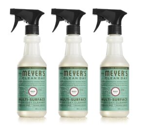 mrs. meyer's clean day all-purpose cleaner spray, basil, 16 fl. oz - pack of 3