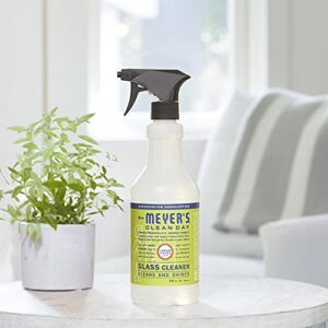 MRS. MEYER'S CLEAN DAY Mirror & Window Cleaner, Great for Indoor & Outdoor Glass Surfaces, Lemon Verbena, 24 Fl Oz