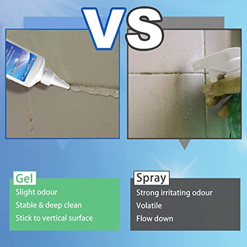 Home Remover Gel, Household Mold Cleaner for Washing Machine, Refrigerator Strips, Grout Cleaner Best for Home Sink, Kitchen, Showers