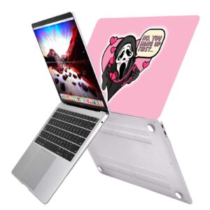 GABraden Compatible with MacBook Air 13 inch Case,2020 2019 2018 Release,(A2337 M1 A2179 A1932),with Touch ID and 2 Pack Keyboard Protectors (Pink-A51, Air 13'' A2337 M1 A2179 A1932)