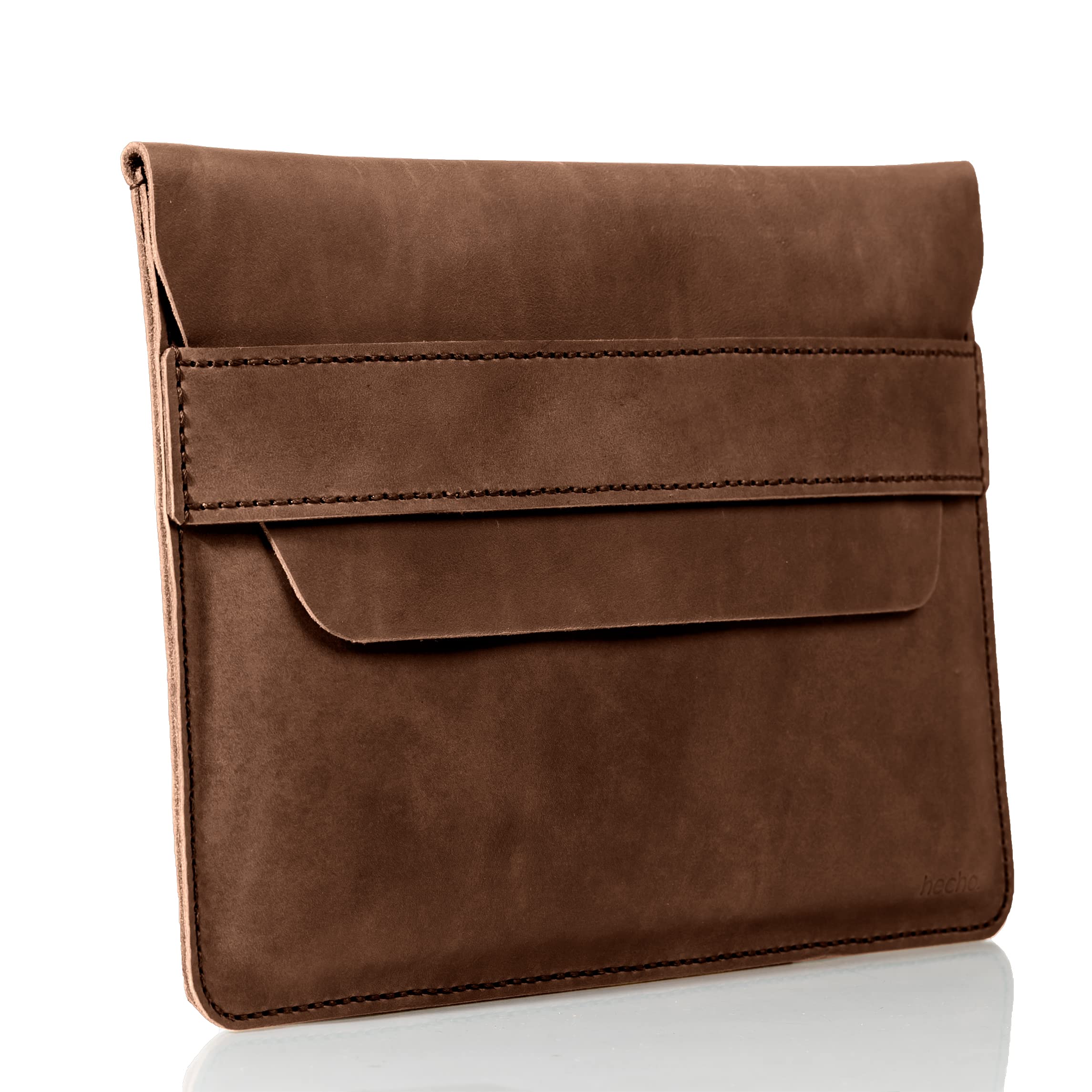 MacBook Air M1-M3 Case & MacBook Pro 13 Inch (M1 & M2) — ‘Fernando’ Handmade & Expertly Crafted Luxury MacBook Case — Beautifully Stitched Fair Trade Full Grain Leather — Brown