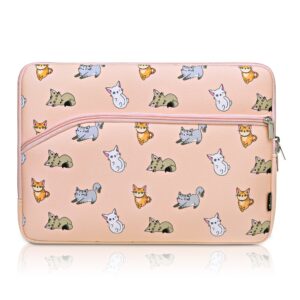 cosmos neoprene notebook protective sleeve case laptop cover bag for old macbook pro 13" / old macbook pro retina display 13" / macbook air 13" (pussy cat pattern)