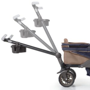 Gladly Family Anthem2 2-Seat All-Terrain Wagon Stroller with Easy Push and Pull, Removable XL Canopies, and Sturdy, Safe Folding for Storage and Transport, Sand & Sea