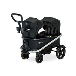 BOB Gear Renegade Canopy Stroller Wagon with 3 Seats, 5-Point Harness System, All-Terrain Tires, and Push and Pull Handle, Nightfall