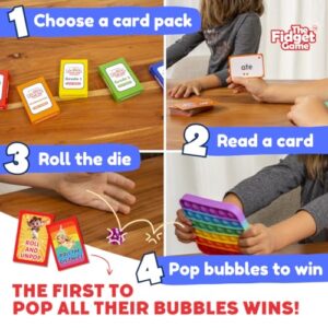 The Fidget Game Kindergarten Learning Bundle - Learn to Read in Weeks, Master 500 Flash Cards - High-Frequency Dolch Sight Words, Numbers, Addition & Subtraction & Shapes - for Pre-K to Grade 3