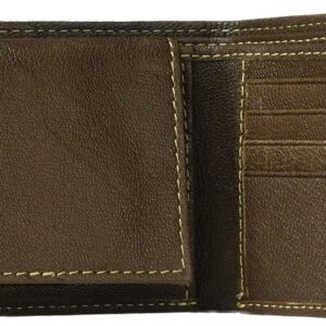 Timberland Men's Leather Passcase Security RFID Wallet, Dark Brown, One Size