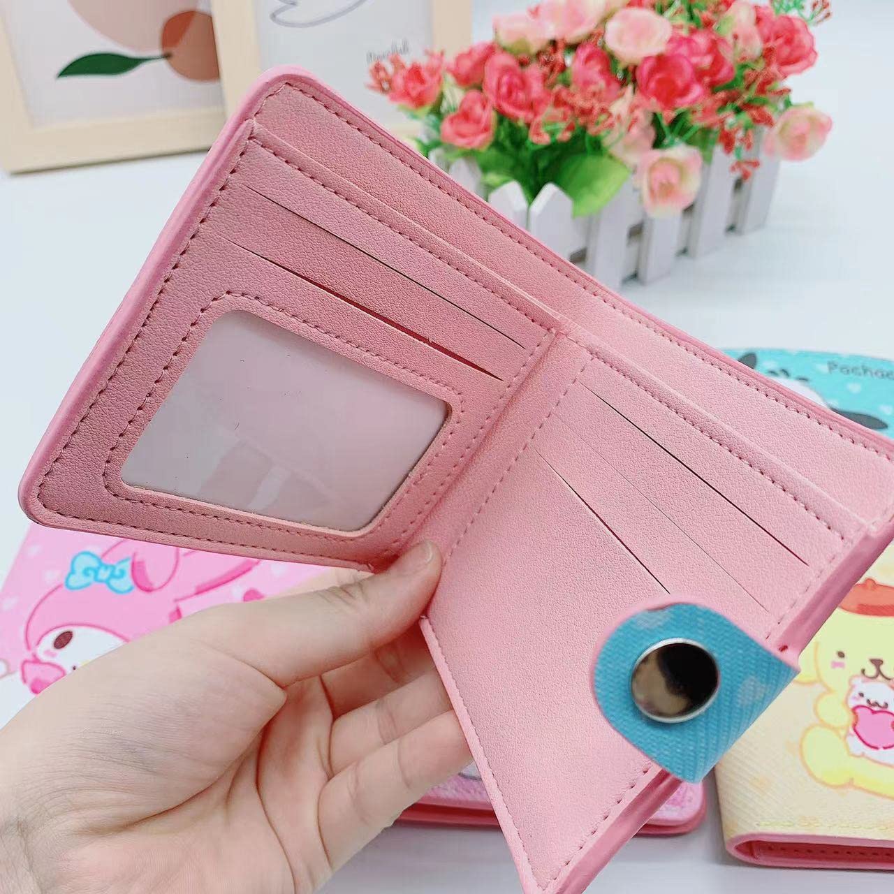 Anime Wallet Cute Purse Wallet for Men Women Girls Leather Wallet Cartoon Wallet Merch¡ (meiledi Wallet)¡