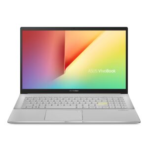 asus vivobook s15 s533 thin and light laptop, 15.6” fhd display, intel core i7-1165g7 cpu, 16gb ddr4 ram, 512gb pcie ssd, wi-fi 6, windows 11 home, ai noise-cancellation, dreamy white, s533ea-dh74-wh