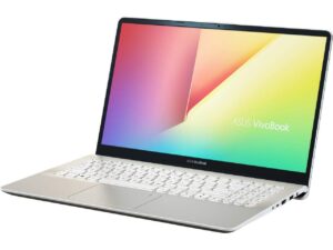 asus vivobook s15 s530fa thin & light laptop, 15.6” fhd nanoedge bezel, intel core i5-8265u (up to 3.9 ghz), 8gb ddr4, 256gb ssd, icicle gold metal finish, windows 10 home, s530fa-db51-ig