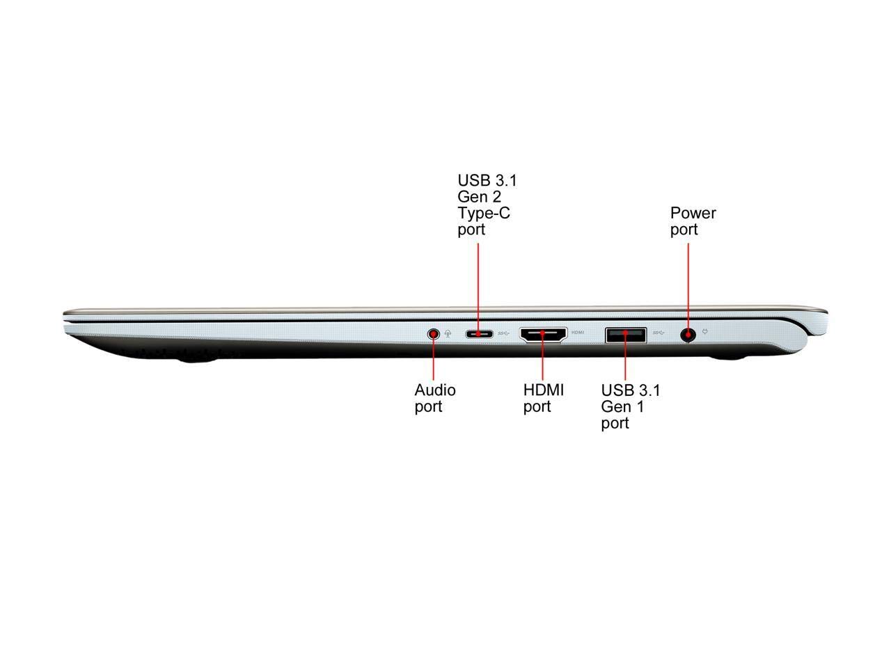 ASUS Vivobook S15 S530FA Thin & Light Laptop, 15.6” FHD NanoEdge Bezel, Intel Core I5-8265U (Up to 3.9 GHz), 8GB DDR4, 256GB SSD, Icicle Gold Metal Finish, Windows 10 Home, S530FA-DB51-IG