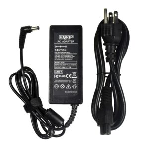 hqrp 24v ac adapter compatible with harman kardon sb16 sb15 soundbar speaker system power supply psu cord adaptor f10652a 700-0108-001 nu60-9240230-i3 + euro plug adapter