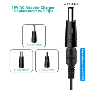 19V AC DC Power Cord Charger Adapter for Harman Kardon Onyx Studio 8 1 2 3 4 5 6 7 Speaker, Acer Monitor R240HY SB220Q SA230 S231HL S232HL H236HL Monitor Power Supply