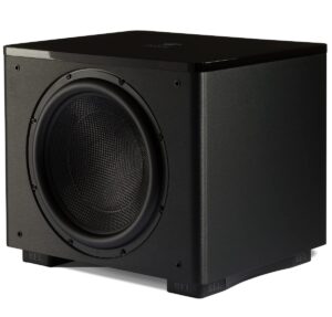 rel acoustics ht/1510 predator subwoofer, ht-air wireless compatible, black vinyl