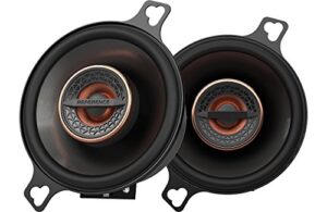 infinity ref3022cfx 3.5" 75w reference series coaxial car speakers with edge-driven textile tweeter, pair