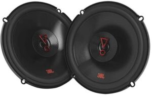 jbl stage 3627f - 6.5 inch two-way car audio speaker, no grill (renewed)