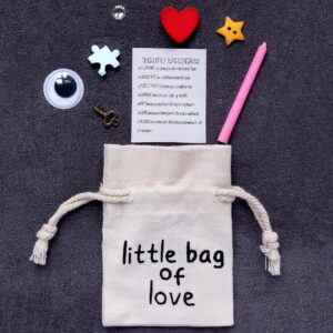 anniversary gift,little bag of love,gift for him,i love you gift, girlfriend boyfriend gift ideas,valentines day couples gift ideas.