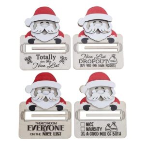 christmas money and gift card clip santa claus shape, versatile storage solution for cash and cards