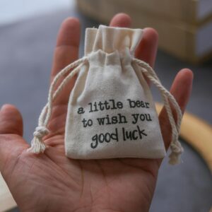 Good Luck Gift, Pocket Bear, Lucky Souvenir Gift, Miss You Gift, Gifts of Encouragement, Good Luck in Exams,Congratulations Graduation Gift.