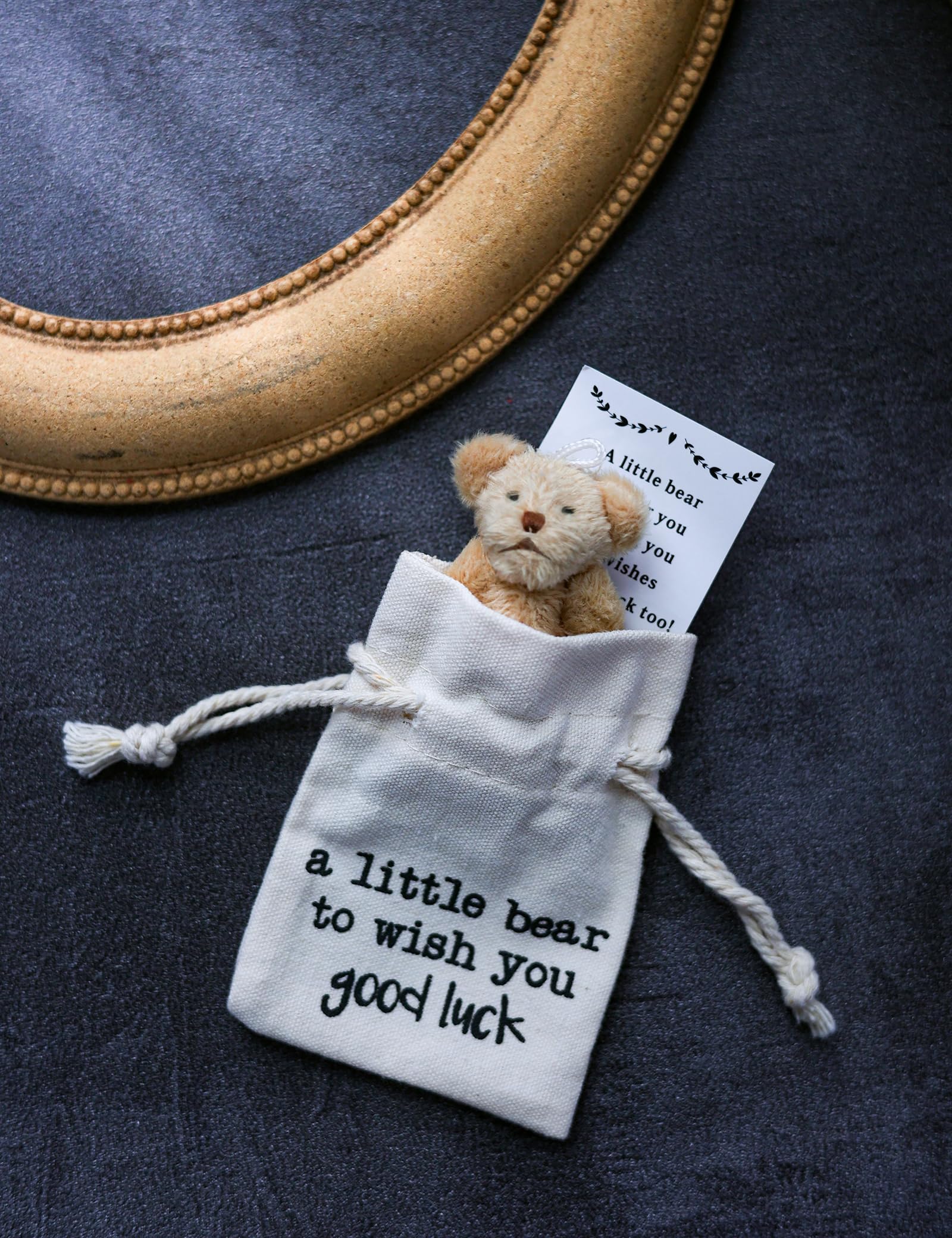 Good Luck Gift, Pocket Bear, Lucky Souvenir Gift, Miss You Gift, Gifts of Encouragement, Good Luck in Exams,Congratulations Graduation Gift.