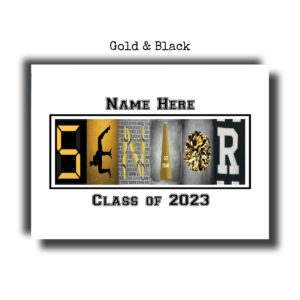 Personalized Senior night Cheer Gift, Team Gifts, Class of 2021, Party Decor, 8x10 or 11x14 printed on matte photo paper