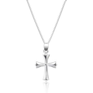 lukieny dainty sterling silver cross necklace for girls first communion gifts for girls confirmation gifts for teenage girl baptism gifts goddaughter gifts (cross necklace for girls)