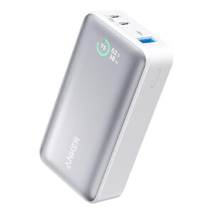 Anker Power Bank, Power IQ 3.0 Portable Charger with PD 30W Max Output (PowerCore 30W), 10,000mAh Battery Pack for iPhone 15/15 Plus/15 Pro/15 Pro Max, MacBook, Dell, Microsoft Surface, and More