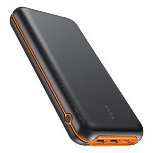 retmsr portable charger, power bank 30000mah battery pack with 22.5w fast charging, 4 outputs external charger pd 20w usb c for iphone, samsung, pad mini, and more