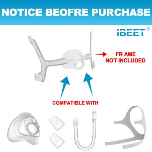 Replacement Medium Cushion for N20, w/Strap & Tubing(No Fr AME) for Airfit, IBEET Replacement Supplies for N20