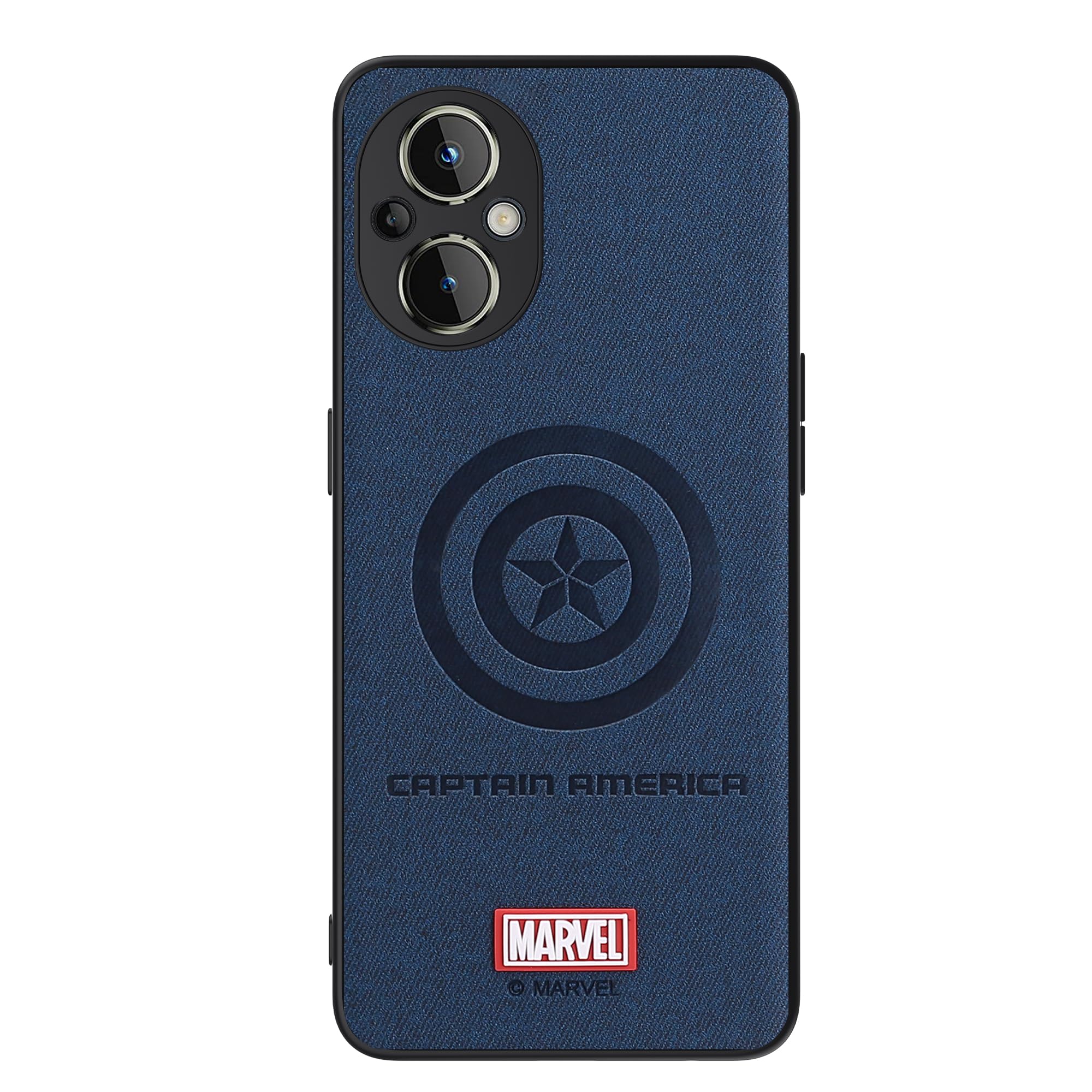 IRON SPIDER Case for OnePlus Nord N20 5G, with Superhero Character, Compatible OnePlus Nord N20 Leather Case (Blue) for Man & Women