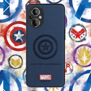 IRON SPIDER Case for OnePlus Nord N20 5G, with Superhero Character, Compatible OnePlus Nord N20 Leather Case (Blue) for Man & Women