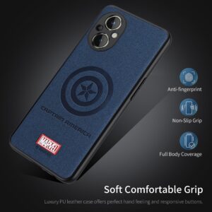 IRON SPIDER Case for OnePlus Nord N20 5G, with Superhero Character, Compatible OnePlus Nord N20 Leather Case (Blue) for Man & Women