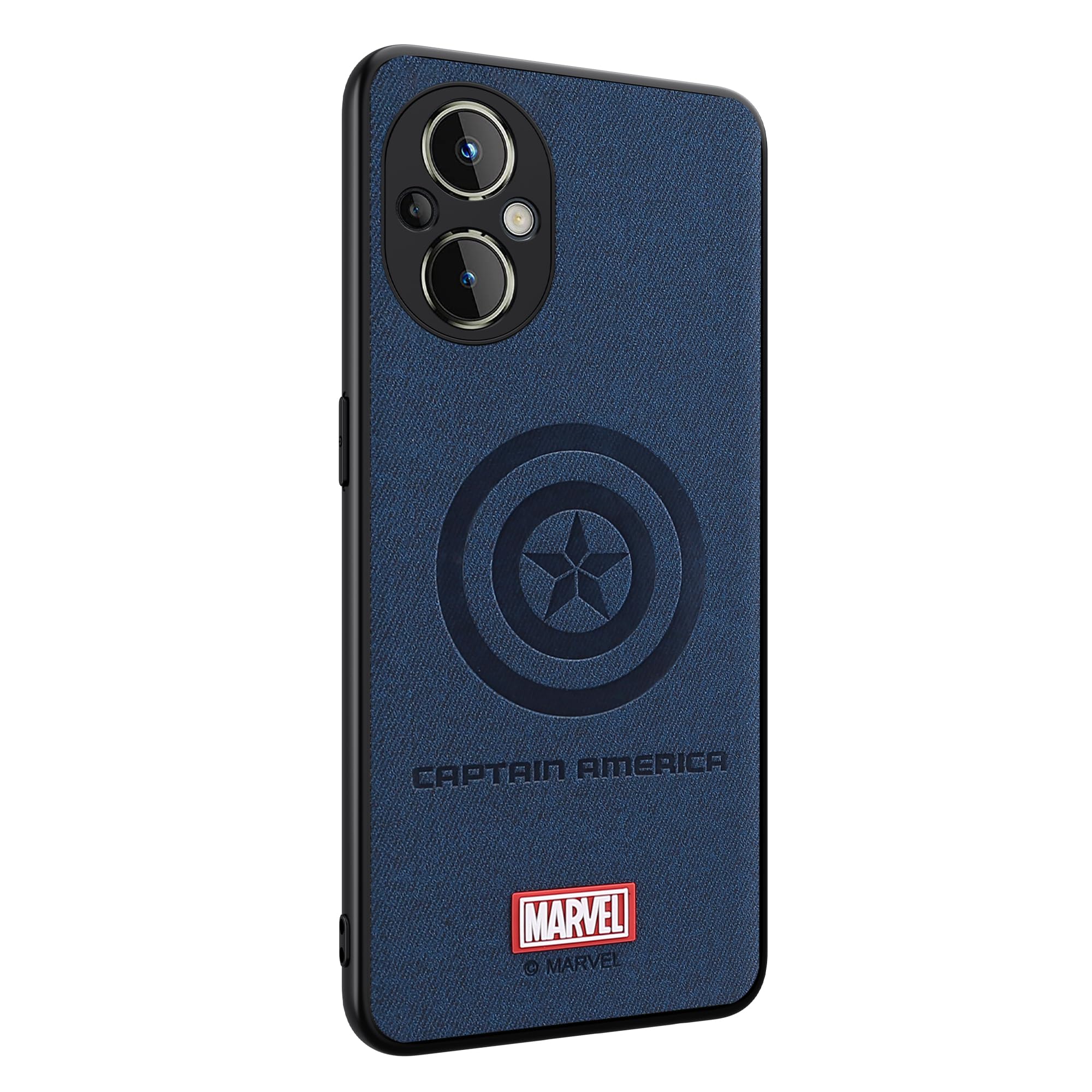 IRON SPIDER Case for OnePlus Nord N20 5G, with Superhero Character, Compatible OnePlus Nord N20 Leather Case (Blue) for Man & Women