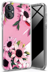 ryuithdjp for oneplus nord n20 5g phone case 6.43" flowers pastel design phone case for nord n20 5g case tpu stylish clear durable cover