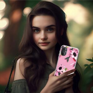 RYUITHDJP for Oneplus Nord N20 5g Phone Case 6.43" Flowers Pastel Design Phone Case for Nord N20 5g Case TPU Stylish Clear Durable Cover